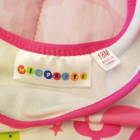 Wippette | Swim | Wippette Baby Pink White Ruffle Trim Swimsuit | Poshmark